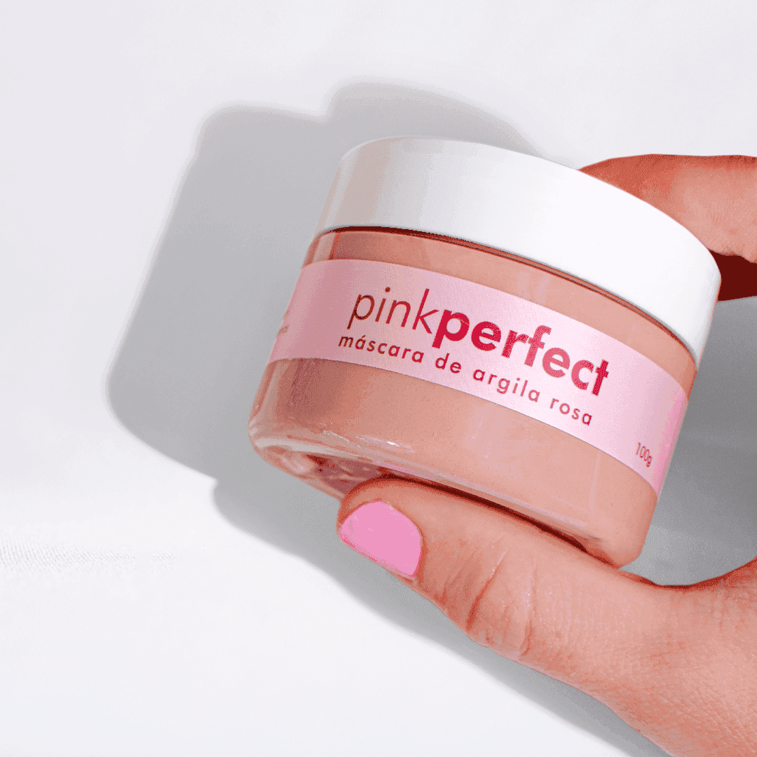 Máscara de Argila Rosa Antiacne – PinkPerfect